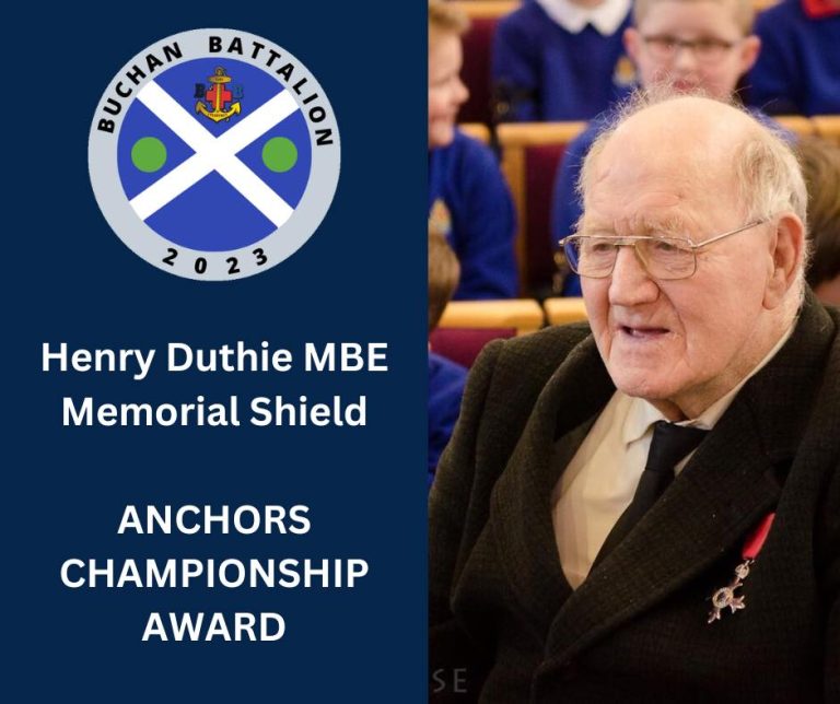 HENRY DUTHIE MBE AWARD - Buchan Battalion Boys' Brigade