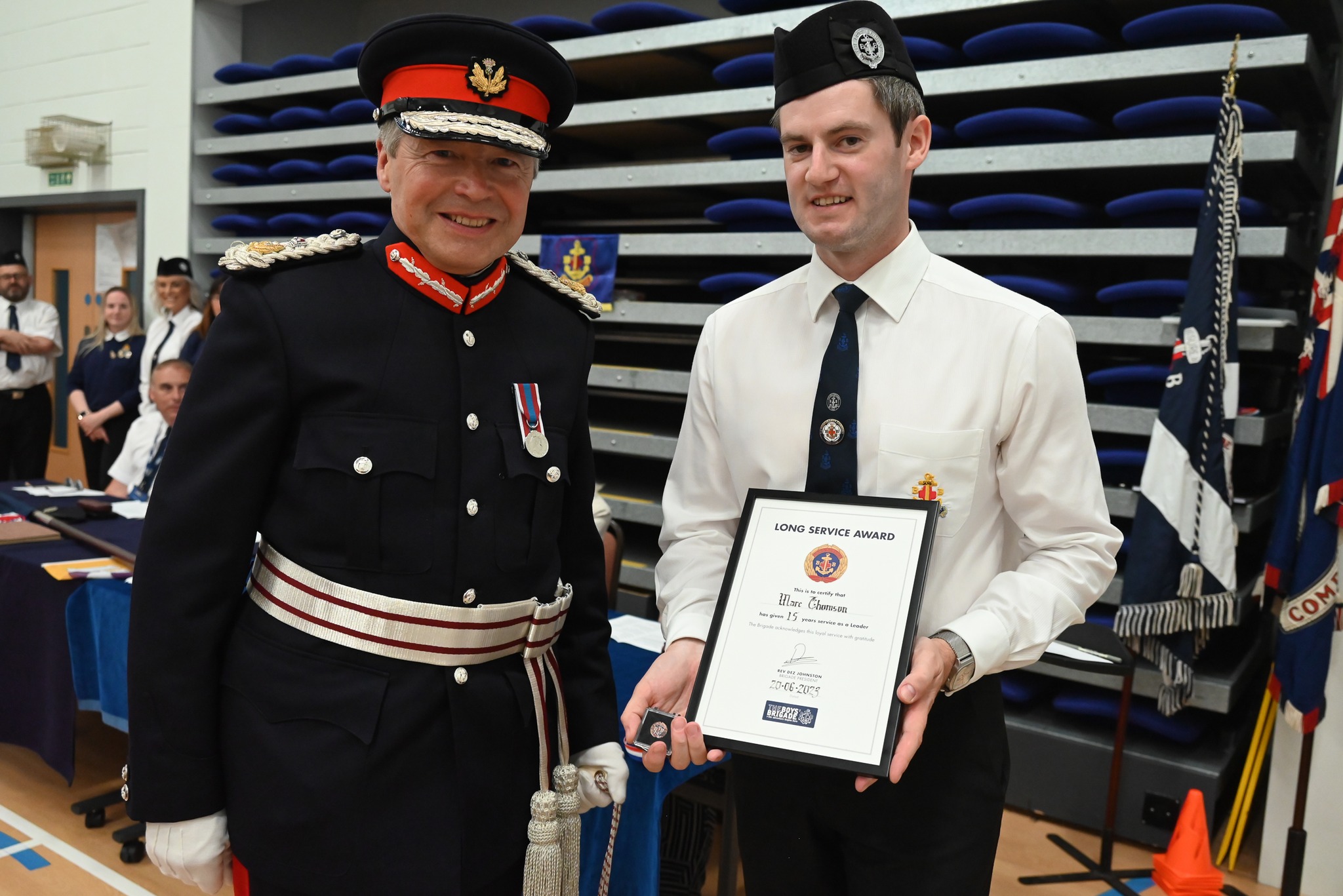 BRONZE LONG SERVICE AWARD - MARC THOMSON - Buchan Battalion Boys' Brigade
