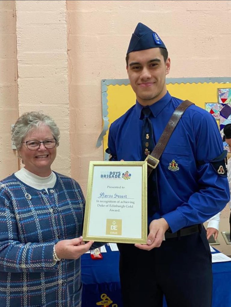 DUKE OF EDINBURGH GOLD AWARD - MARCUS STUART - Buchan Battalion Boys ...